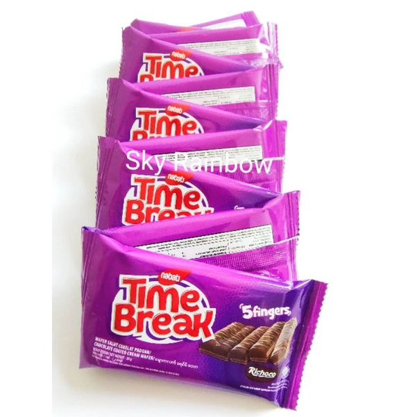 Jual Time Break 5 fingers isi 20pcs 20 x 20 gr kemasan diganti ...