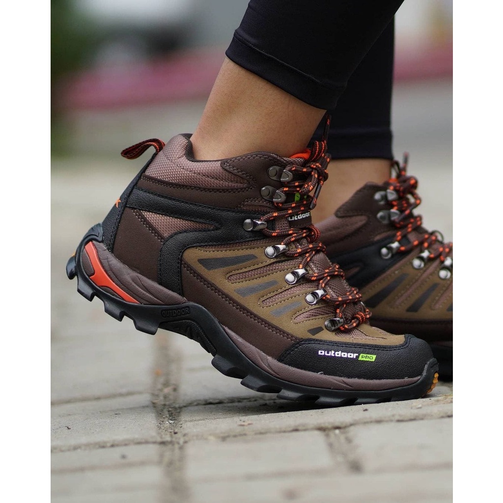 Jual [COD] Sepatu Gunung Outdoor Pro Lynk Grey Waterproof - Sepatu ...