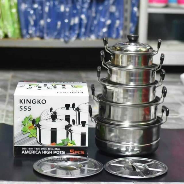 Jual PANCI KINGKO 555 5 IN 1 + steamer | Shopee Indonesia