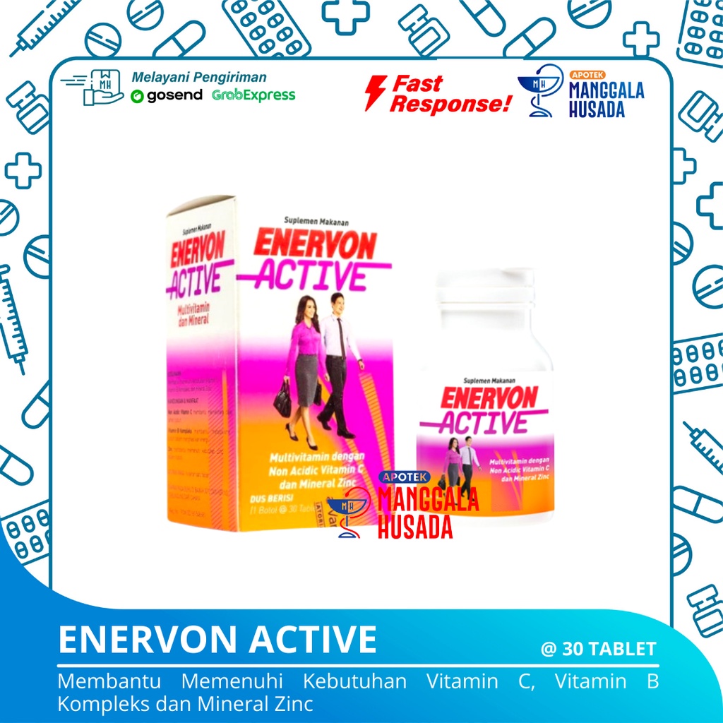 Jual ENERVON C ACTIVE @ 30 TAB | Shopee Indonesia
