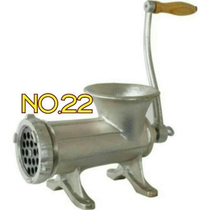 Jual grinder manual no 22 meat mincer gilingan daging bumbu pecel getuk ...