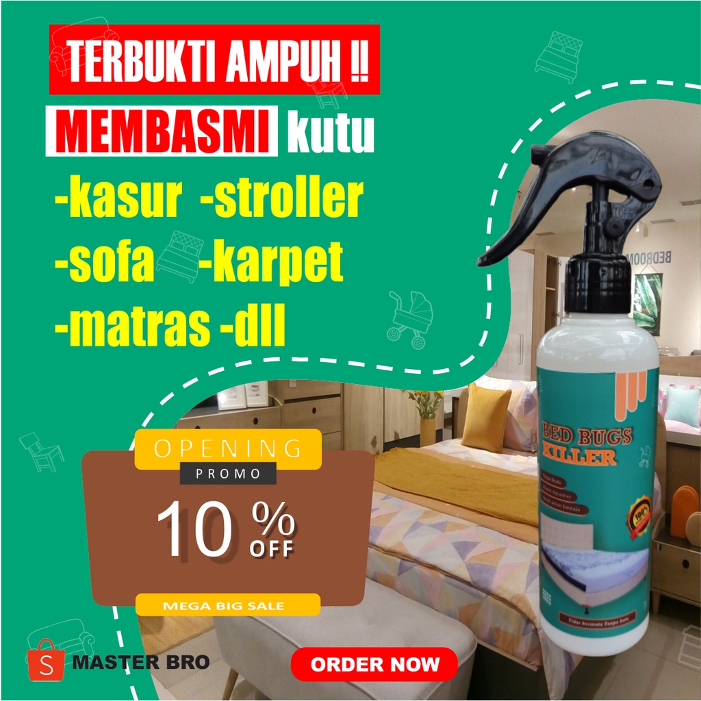 Jual Obat Anti Kutu Kasur Bed Bugs Killer Pembasmi Tungau Kutu Busuk ...
