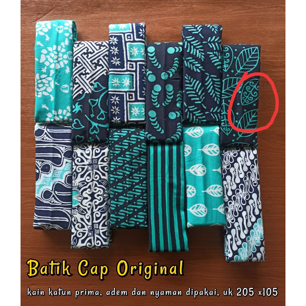 Jual KAIN BATIK CAP GARUTAN - SERI WARNA HIJAU | Shopee Indonesia