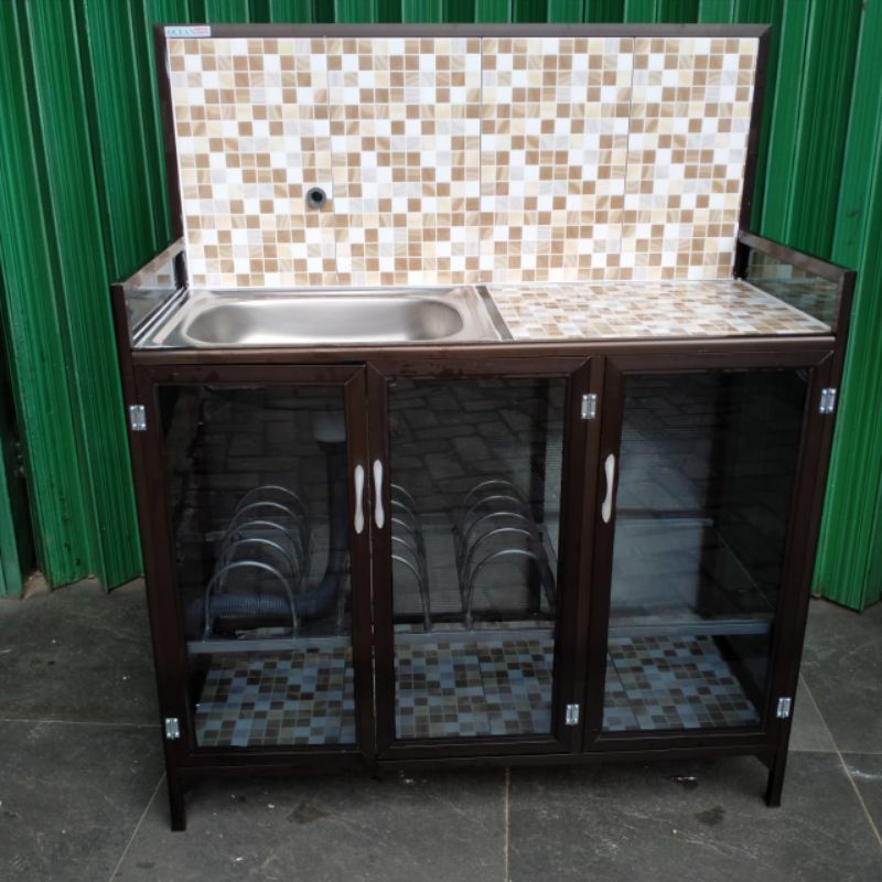 Jual MEJA CUCI PIRING/RAK PIRING/WESTAFEL ALUMUNIUM TEBAL KERAMIK ...