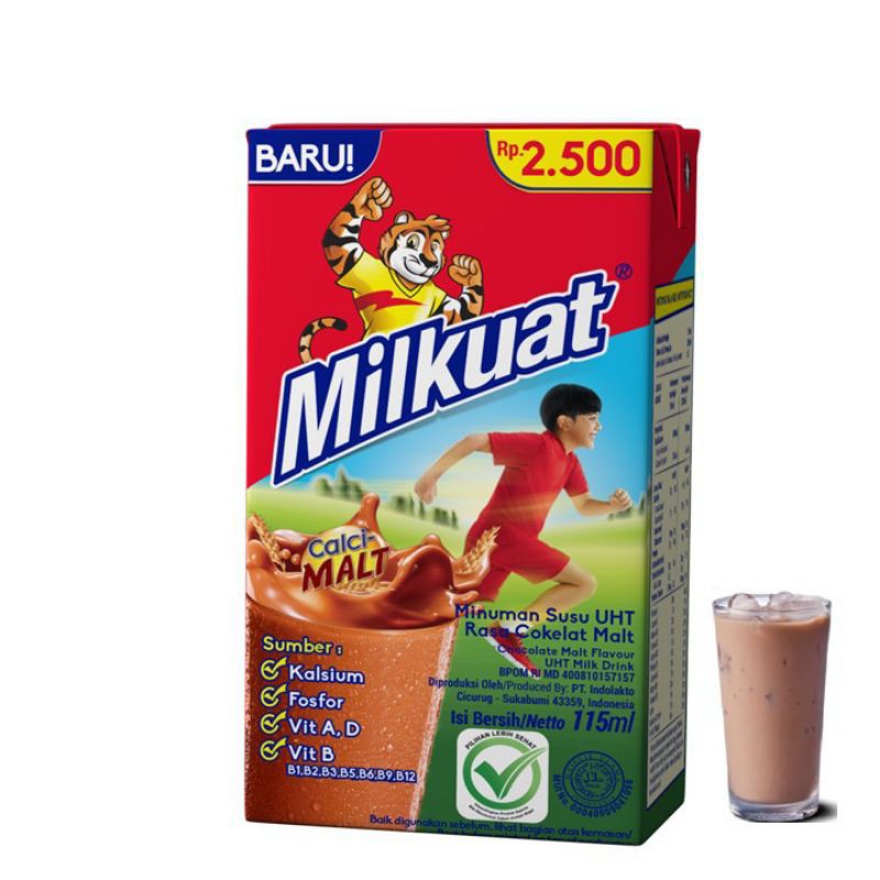 Jual Milkuat susu uht coklat malt kotak 6x115ml | Shopee Indonesia