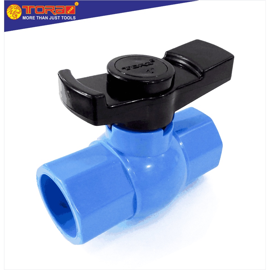Jual TORA Ball Valve UPVC Octagonal 1 Inch - Stop Kran Air | Shopee ...