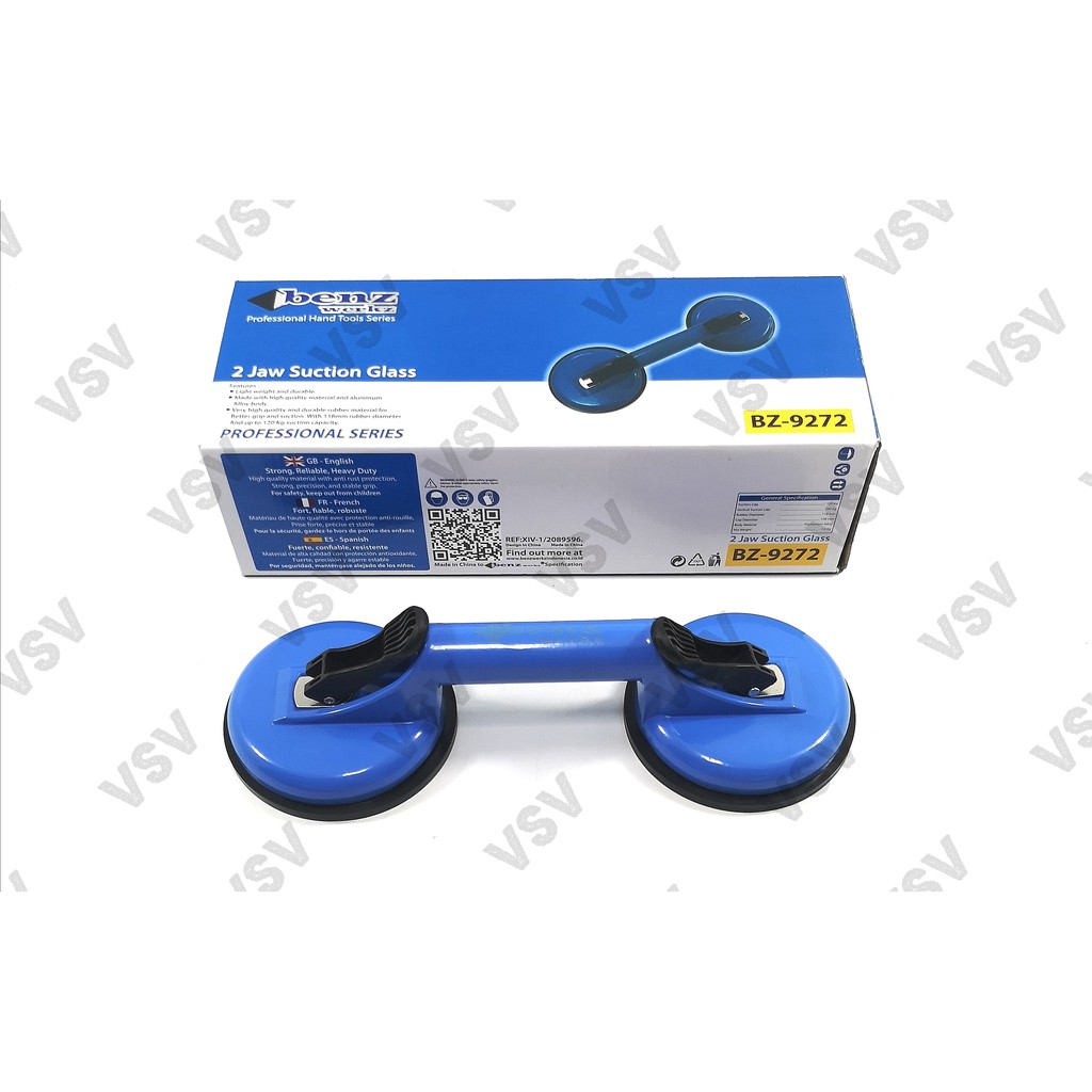 Jual Benz Kop Kaca kaki 2 Glass suction plates Alumunium Body | Shopee ...