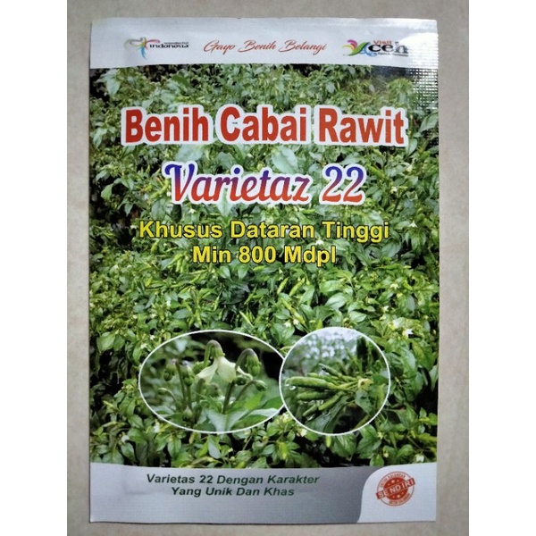 Jual Benih Cabe Rawit Hijau Varietaz 22 Kemasan 10 Gram - Bibit Cabe ...