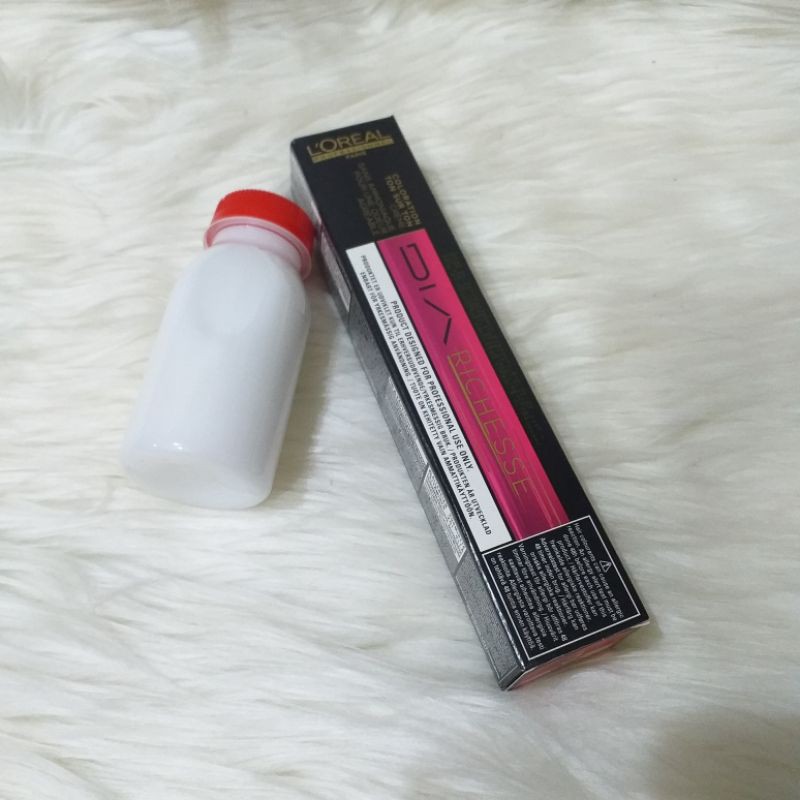 Jual LOREAL DIARICHESSE Toning rambut + OXYDANT 80ml 2,7% 1set | Shopee ...