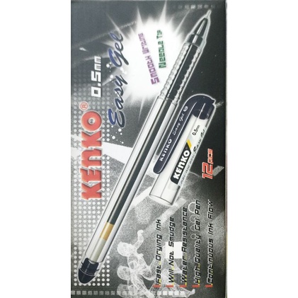 Jual bolpen kenko easy gel / bolpoint kenko easy gel / pulpen kenko ...