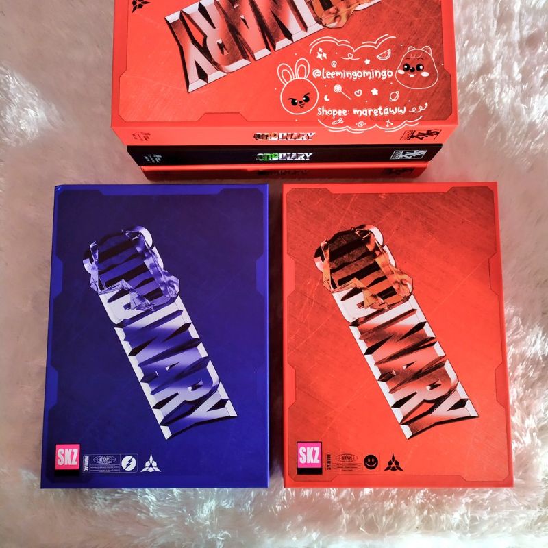 Jual ALBUM ONLY STRAY KIDS ODDINARY MANIAC MASK OFF VERSION VERS MERAH ...