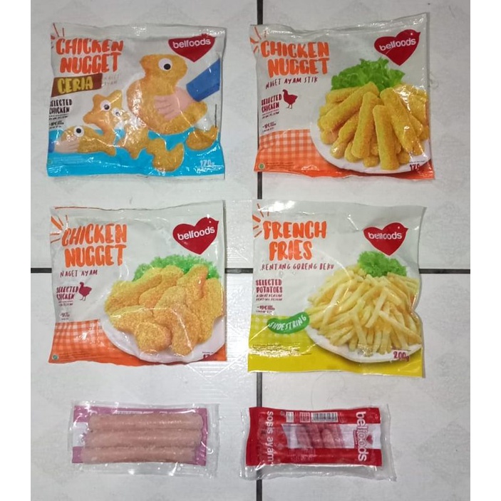 Jual Paket hemat Belfoods 4 Frozen Food Murah | Nugget Kentang Sosis ...