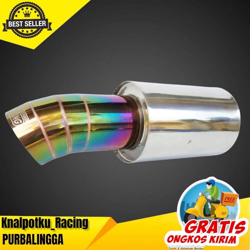 Jual TERMURAH COD Knalpot Mobil JS Racing Rainbow Stainles Suara Full ...