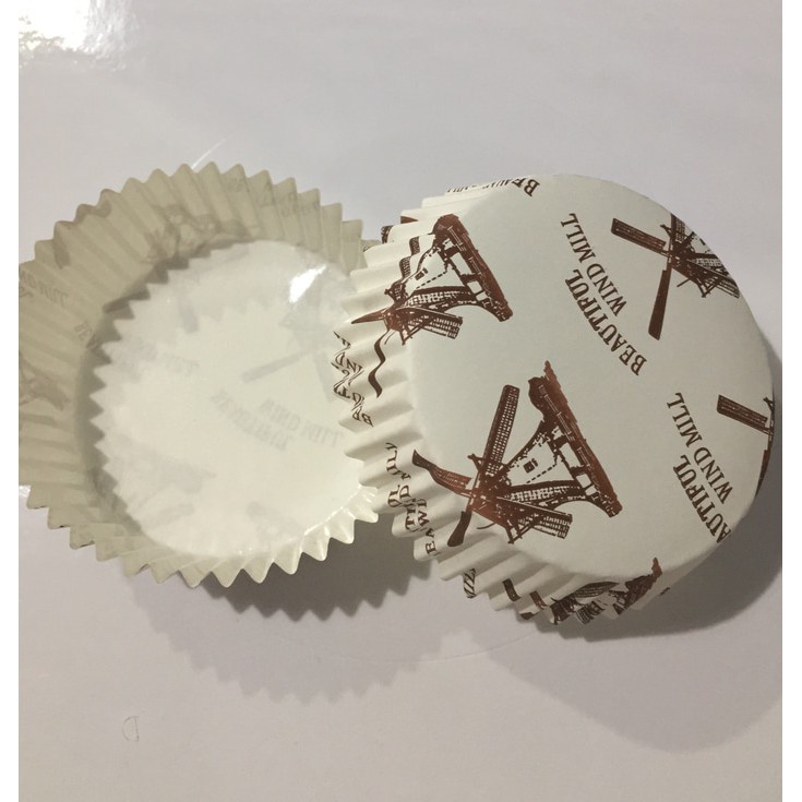 Jual Paper Cup Case Roti Bulat Cup Paper Bulat Kertas Roti Baking ...