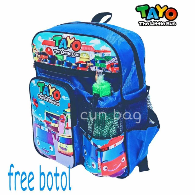 Jual Tas Ransel Anak Laki-laki | Tas Anak Sekolah TK-SD | Ransel Karakter | FRee BOtol Minum ...