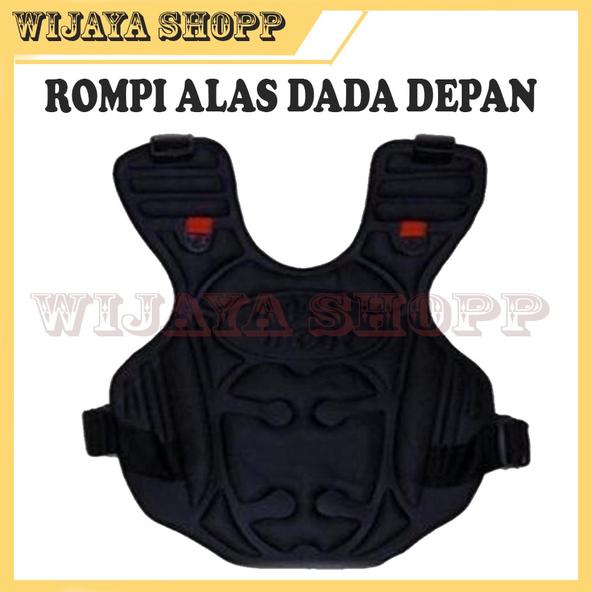 Jual Rompi Motor Plus Single ( DEPAN saja ) Alas Dada / Pelindung Dada ...