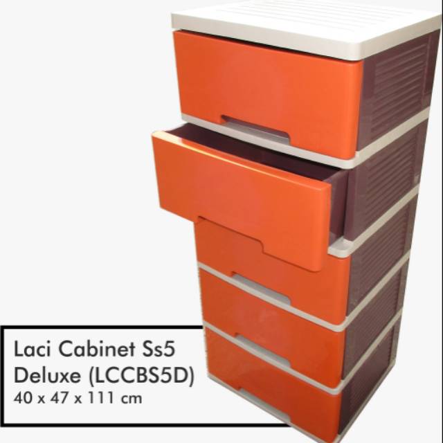 Jual Lemari Plastik Susun 5 Deluxe | Shopee Indonesia