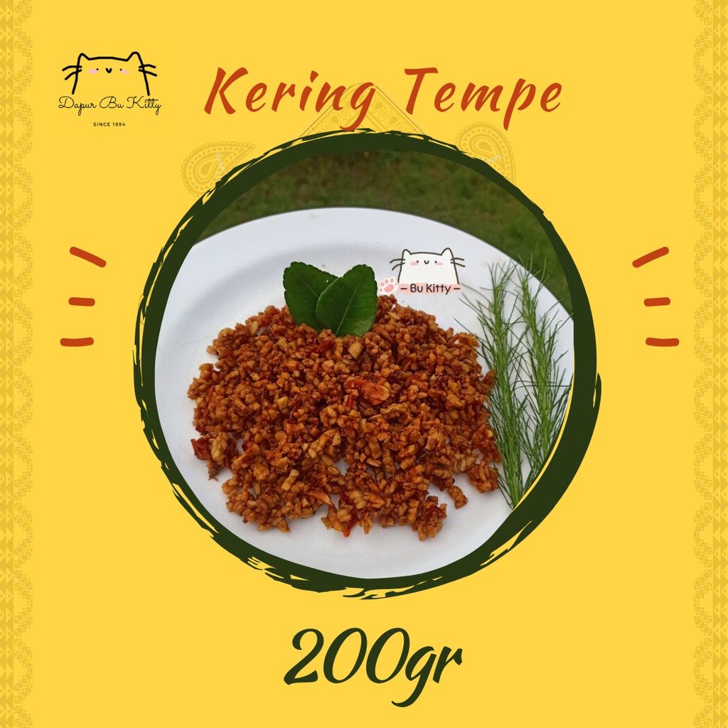Jual Kering Tempe Krenyes - Tempe Orek Kering 200 gram | Shopee Indonesia
