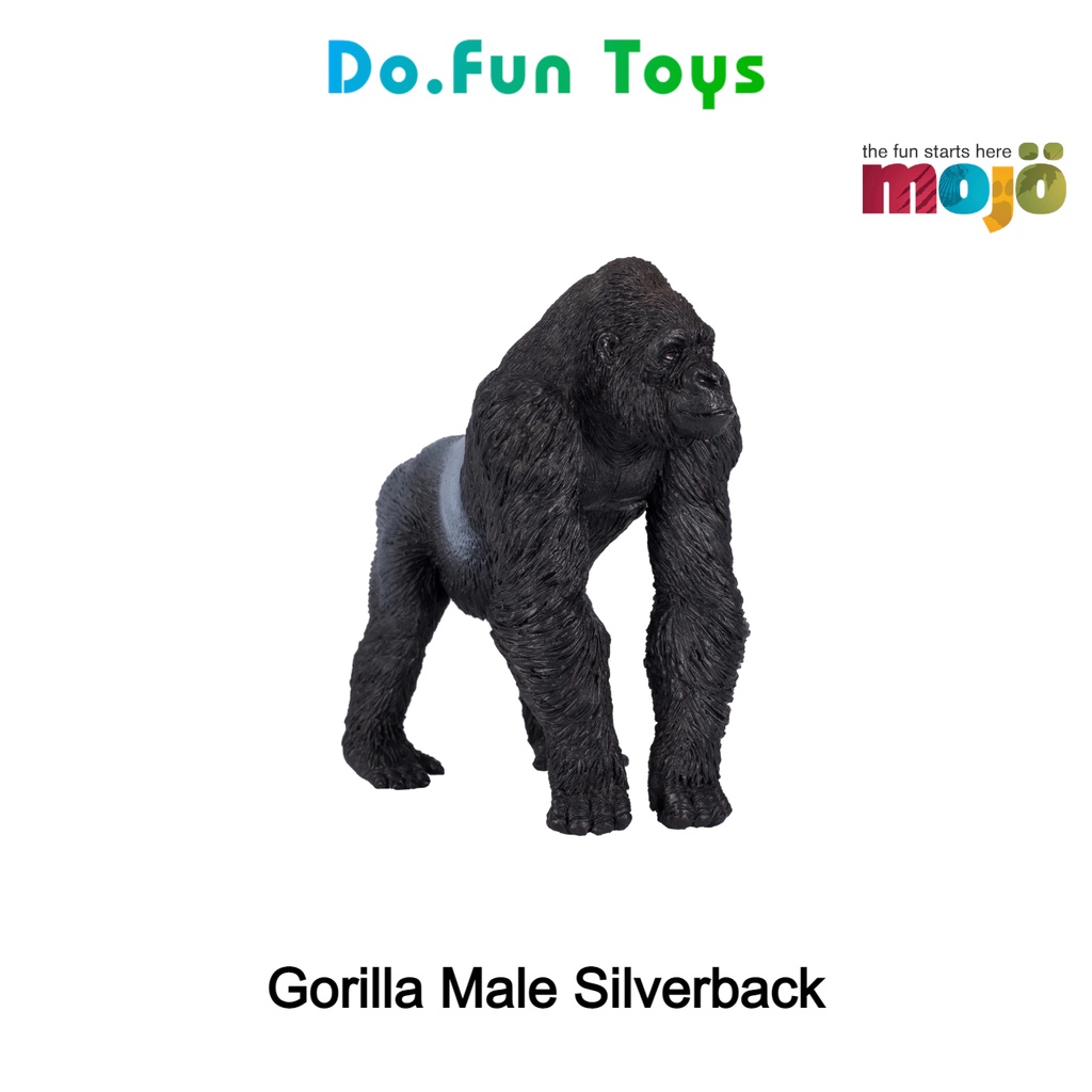 Jual MOJO Animal Figurine | GORILLA MALE SILVERBACK / Mainan Miniatur ...