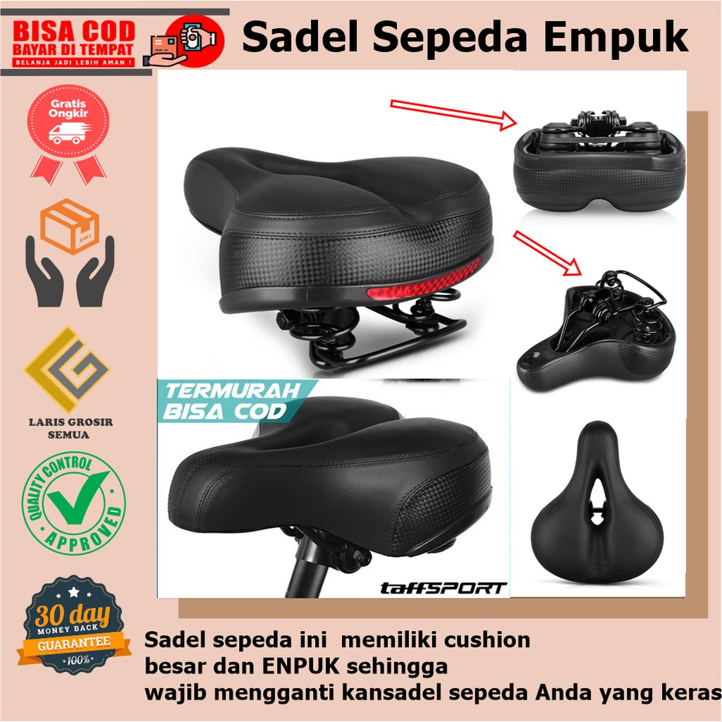 Jual Sadel Sepeda Empuk Spring Shock Absorber Jok Sepeda lipat Sedel ...