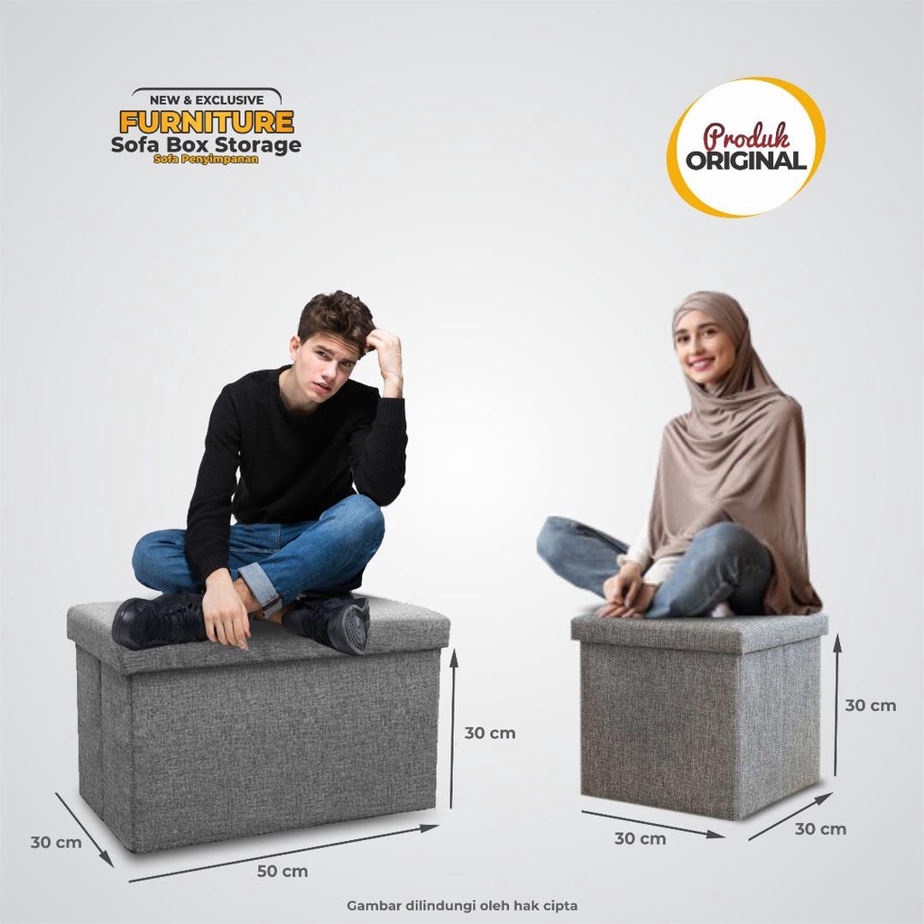 Jual Kursi Box Kotak Penyimpanan Sofa Box Storage | Shopee Indonesia