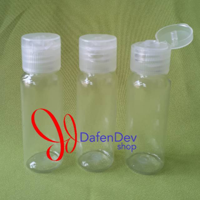 Jual Botol PET 25ml Clear & Warna Fliptop Natural | Shopee Indonesia