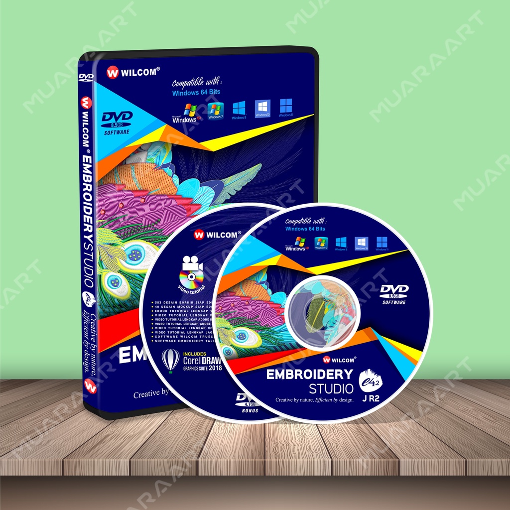 Jual Software Desain Bordir Komputer Wilcom Embroidery Studio e4.2J R2 | Shopee Indonesia