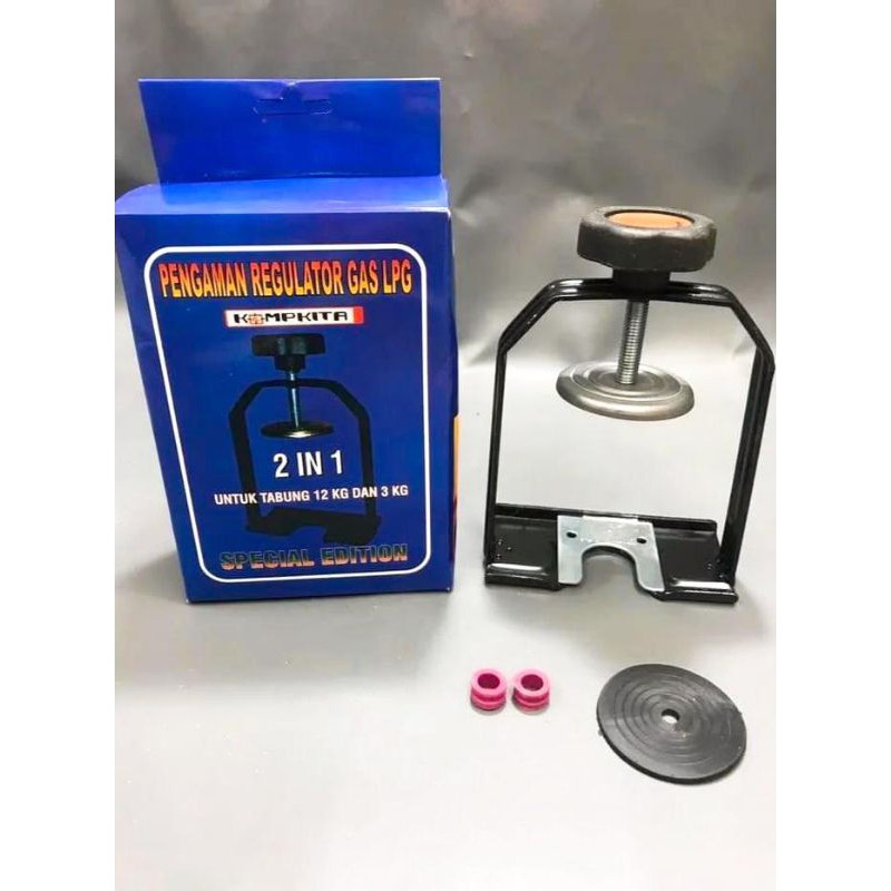 Jual PENGAMAN REGULATOR GAS 2 IN 1 UNTUK GAS 3KG & 12KG | Shopee Indonesia
