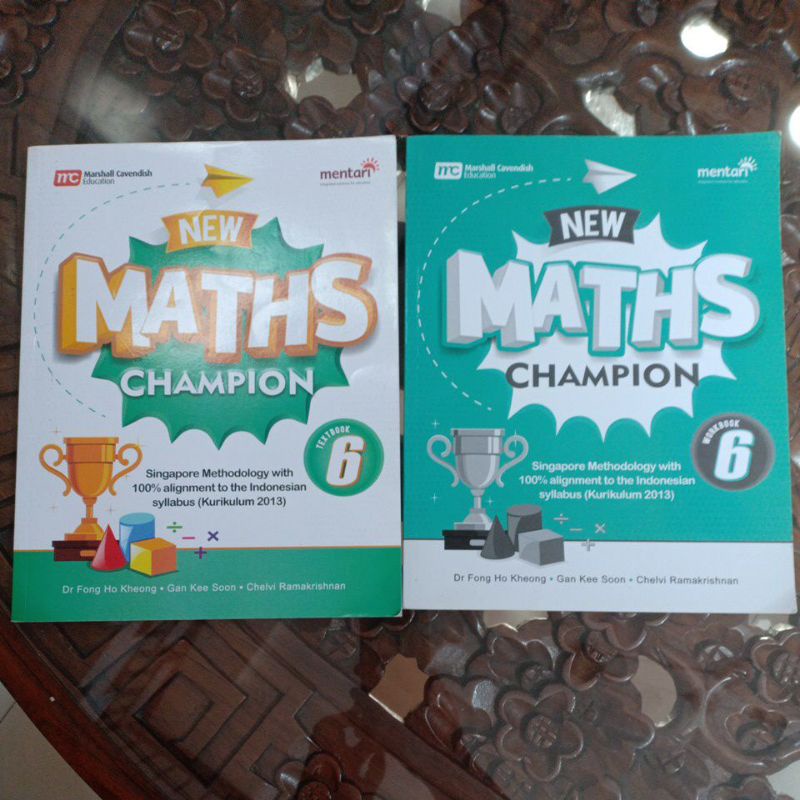 Jual PAKET New Maths Champion Textbook Workbook Mentari Bookstore Marshall Cavendish Buku ...
