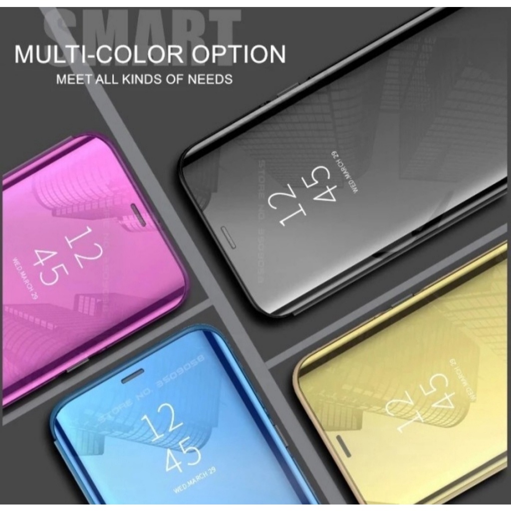 Jual OPPO RENO 2 2F 2Z 3 3 PRO 4 4F 4G FLIP COVER MIRROR FLIP CASE ...