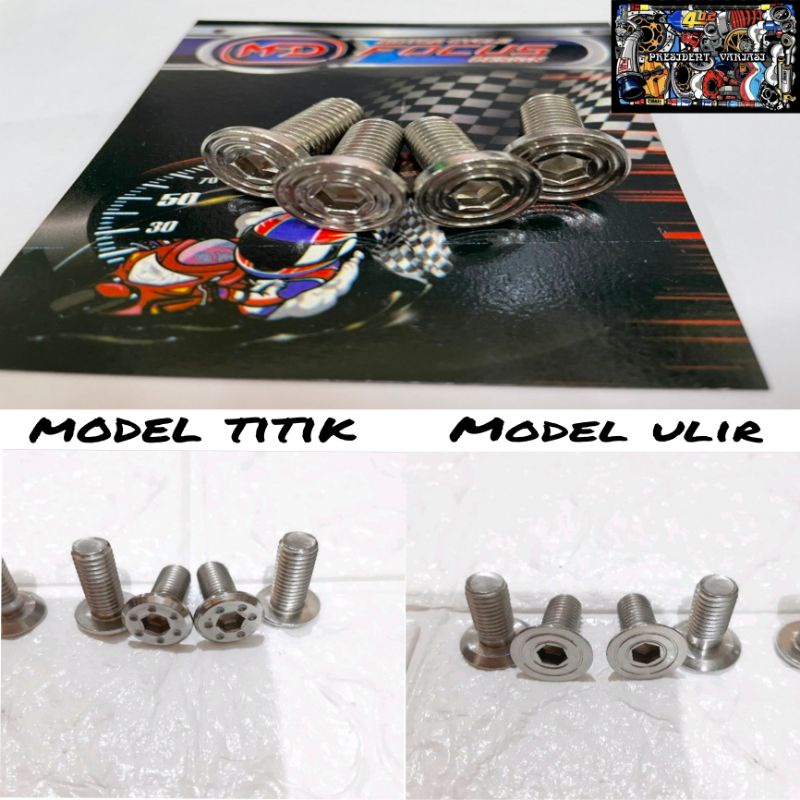 Jual BAUT DISC PIRINGAN CAKRAM BAUT PROBOLT STAINLESS YAMAHA HONDA SUZUKI KAWASAKI UNIVERSAL ...