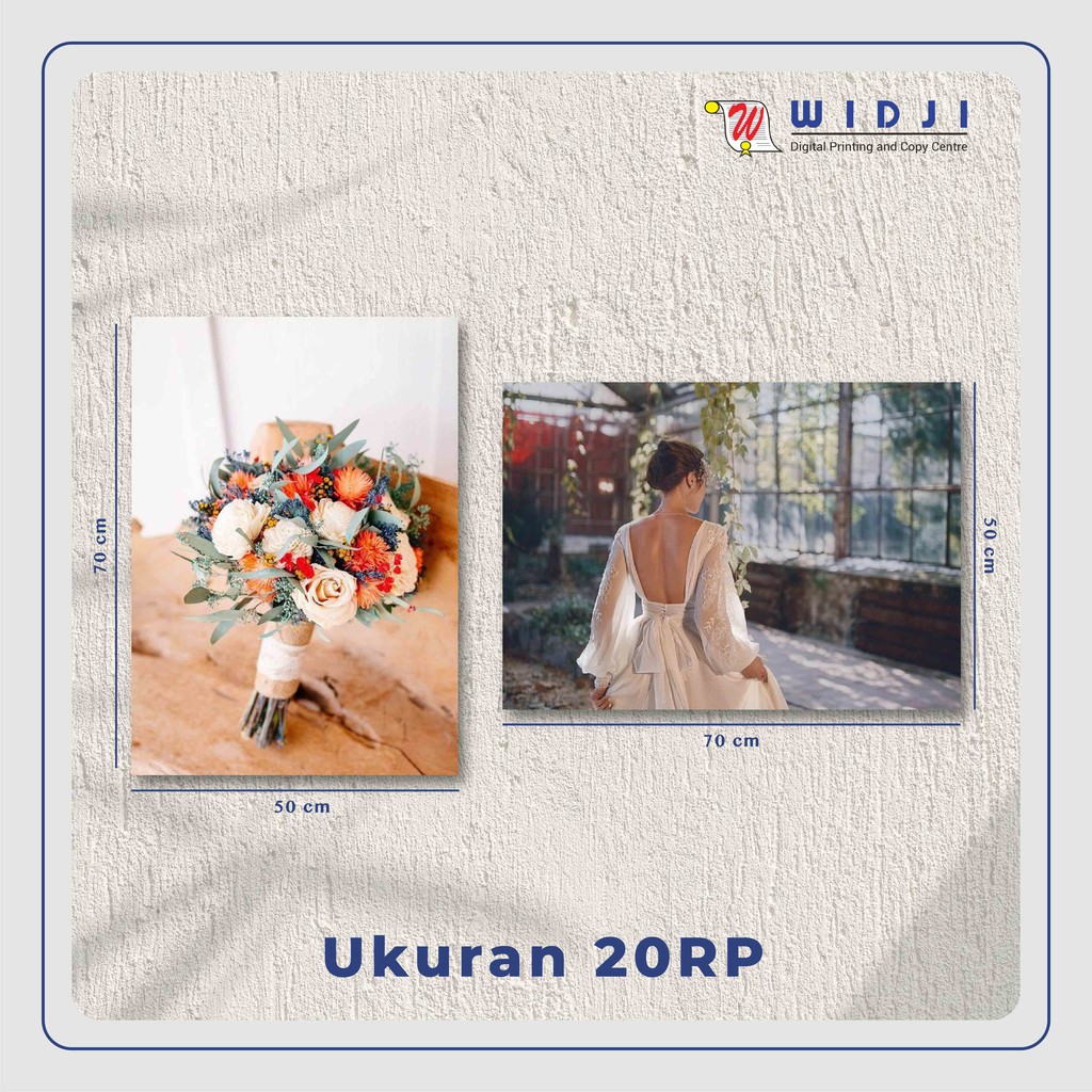 Jual Paket 20R/20RP Spanram + Canvas Print / Cetak Foto / Poster Ukuran ...