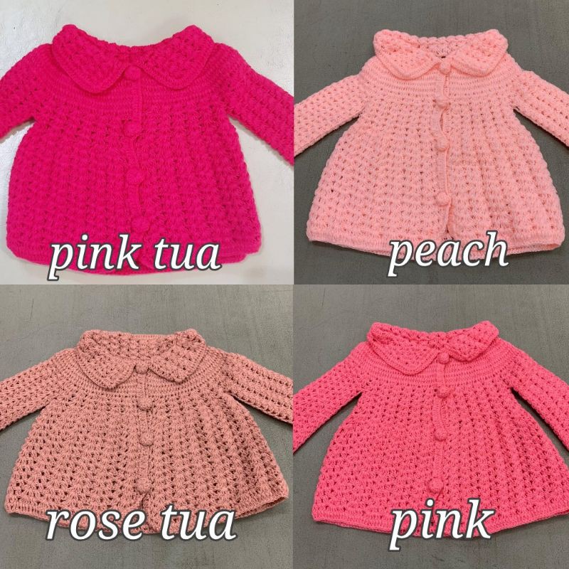 Jual JAKET RAJUT BAYI KERAH | Shopee Indonesia