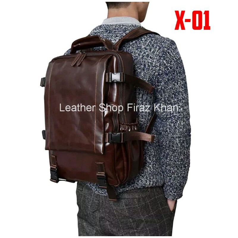 Jual tas ransel pria kulit sapi asli / tas laptop ransel baru | Shopee ...