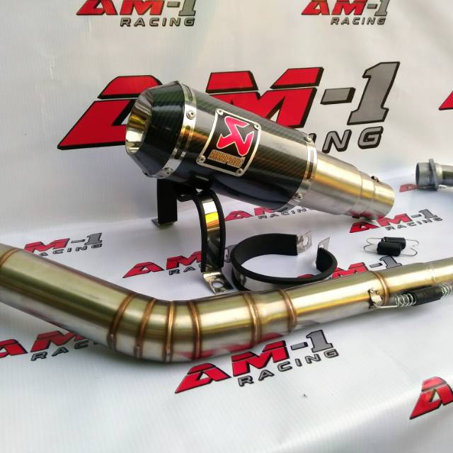 Jual Knalpot Racing Akrapovic GP M1 New R15 V2 V3 Vva Vixion Nva Nvl R Byson Xabre MT15 Gsx ...