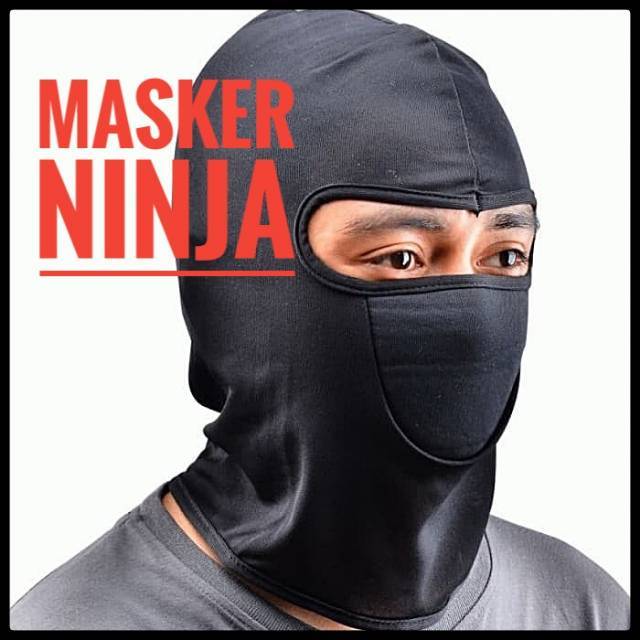 Jual Masker Motor Ninja Sarung Kepala Helm Motor Topeng Ninja Cover ...