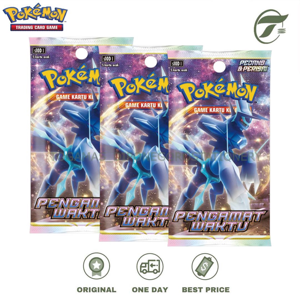 Jual TRADING CARD GAME POKEMON BOOSTER PACK S10D PENGAMAT WAKTU ...
