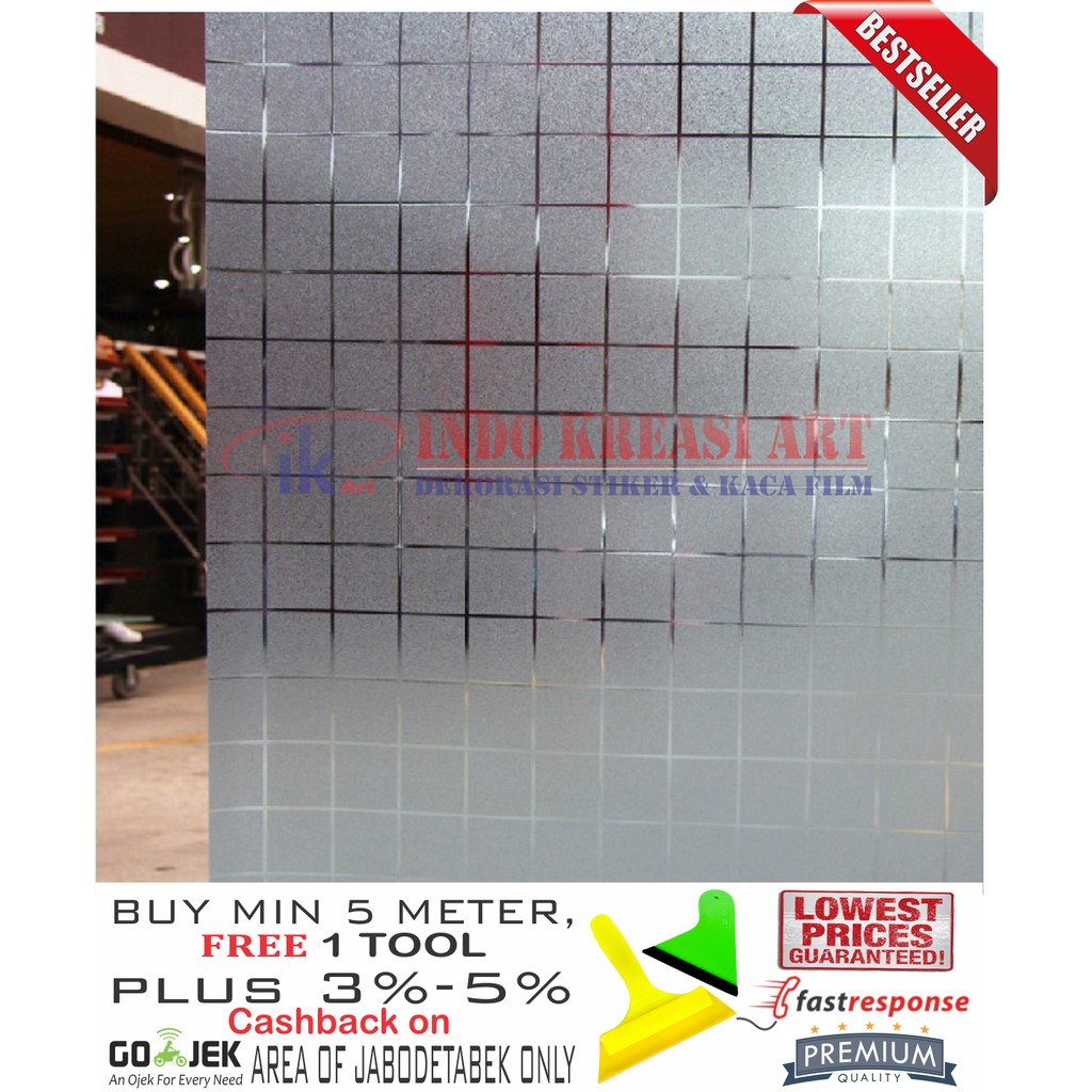 Jual STIKER KACA STICKER KACA MOTIF KOTAK GLITTER 122 KACA FILM MOTIF ...