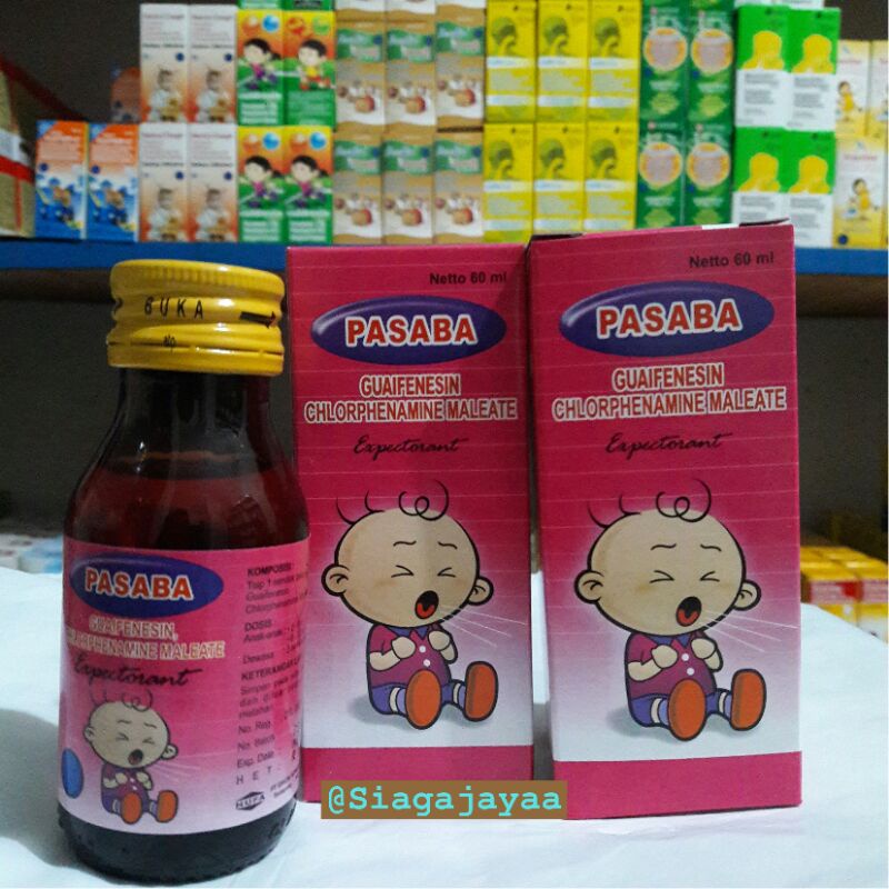 Jual Pasaba Expectorant Syrup 60ml | Shopee Indonesia