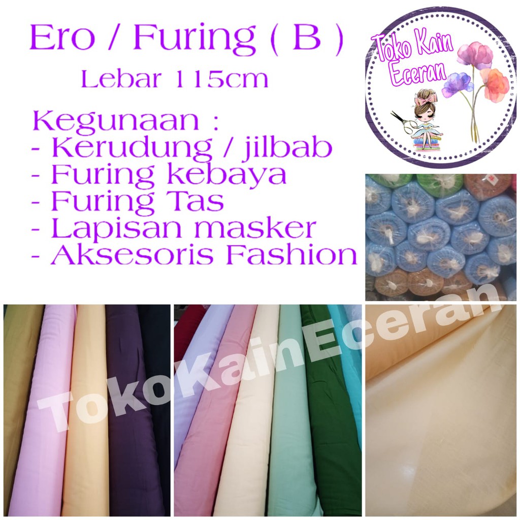 Jual KAIN FURING ERO METERAN POLOS (B) KAIN ERRO KAIN KATUN HERO KAIN ...