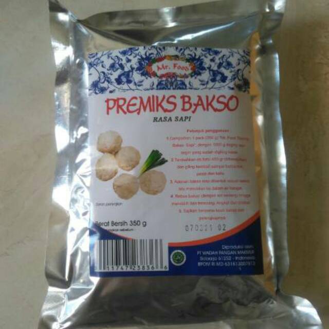 Jual Tepung Bakso Sapi 350 Gram Food Grade (Untuk 1 Kg Daging Sapi ...