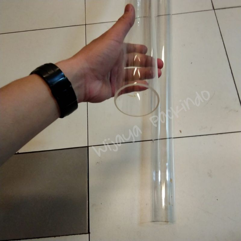 Jual Pipa Akrilik Bening 4mm x 6mm / Pipa Acrylic Clear panjang 50cm ...