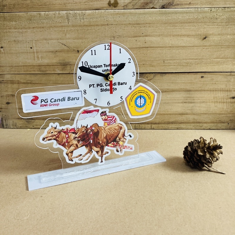 Jual JAM DUDUK CUSTOM PKL MAGANG TEMA KARAPAN SAPI | Shopee Indonesia