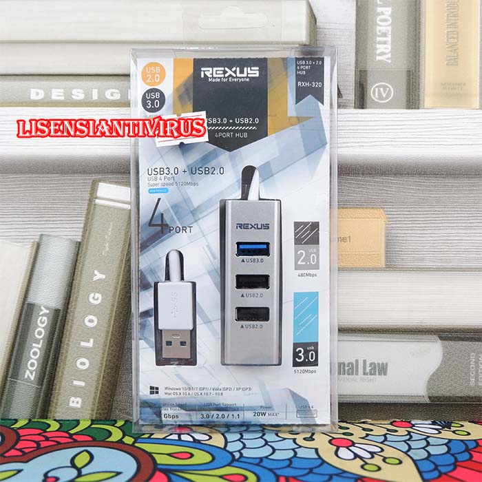 Jual Rexus USB Hub 320 HUB USB SWITCH PARRAREL USB SPLITTER | Shopee Indonesia