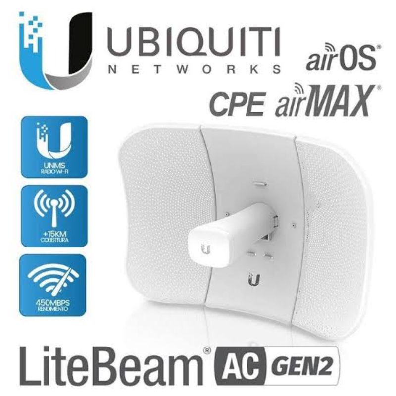 Jual UBIQUITI Lite Beam AC Gen2, Wifi Outdoor 5Ghz, LBE AC GEN2 ...