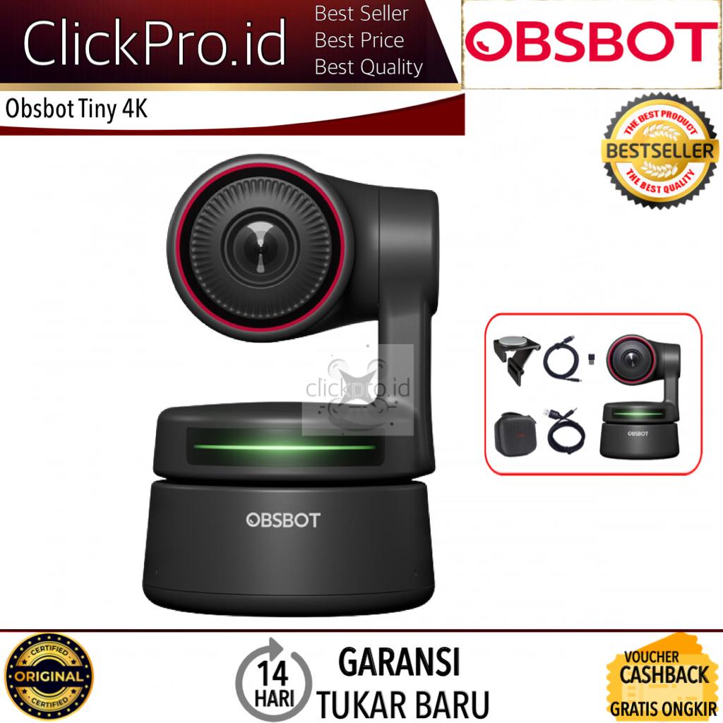 Jual OBSBOT Tiny 4K AI-Powered PTZ 4K Webcam | Shopee Indonesia
