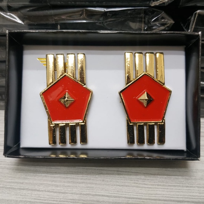 Jual Pin Pangkat Lencana PNS TNI 4A gol IV A Brivet Brevet Pin Wing ...