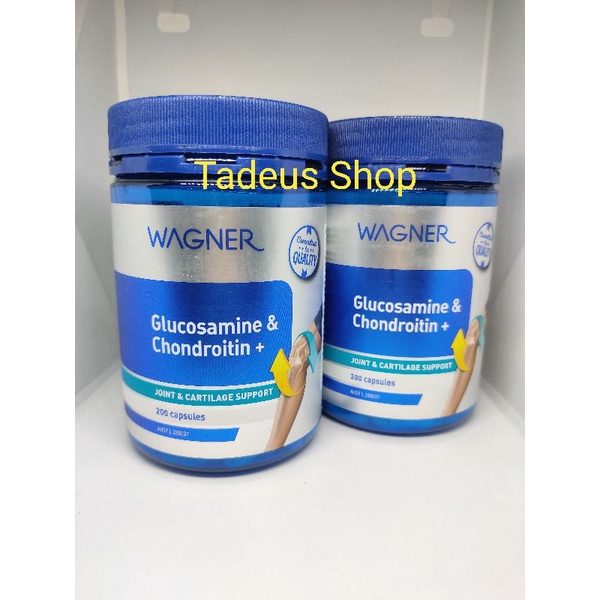 Jual WAGNER GLUCOSAMINE CHONDROITIN 200 CAPS VITAMIN SENDI JOINT TULANG ...