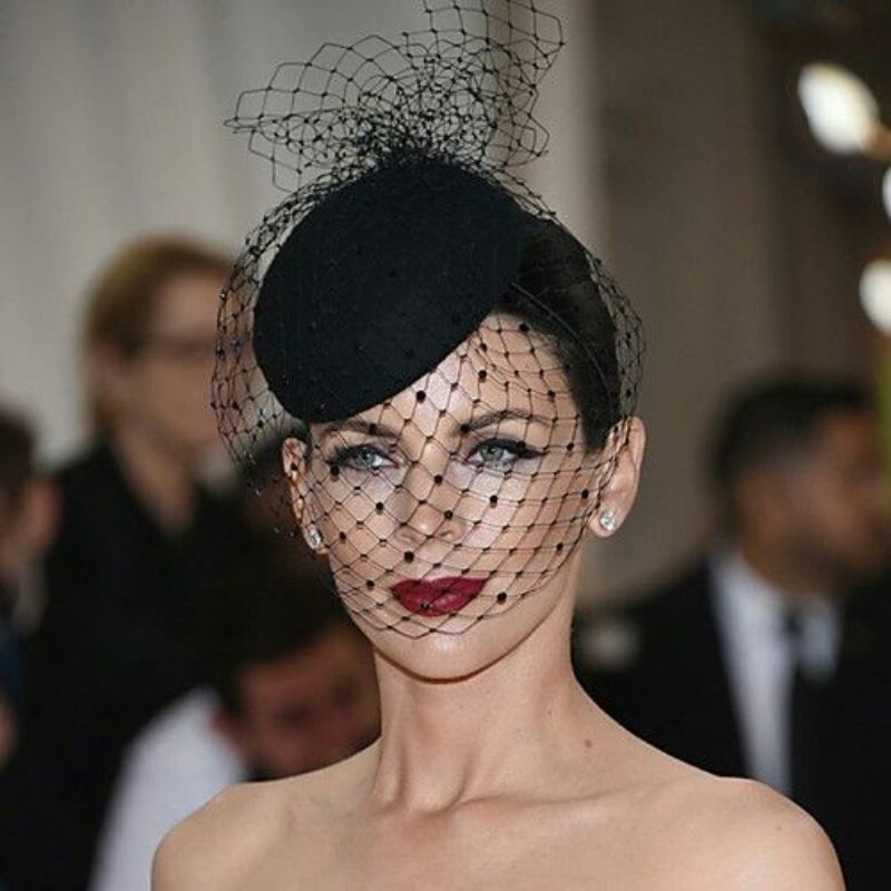 Jual custom made black fascinator | Shopee Indonesia