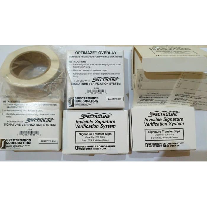 Jual Spectroline Set Overlay Kertas Tanda Tangan Dibuku Tabungan ...